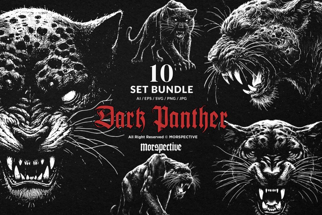 10 Bundle Dark Art Panther Beast – MORSPECTIVE
